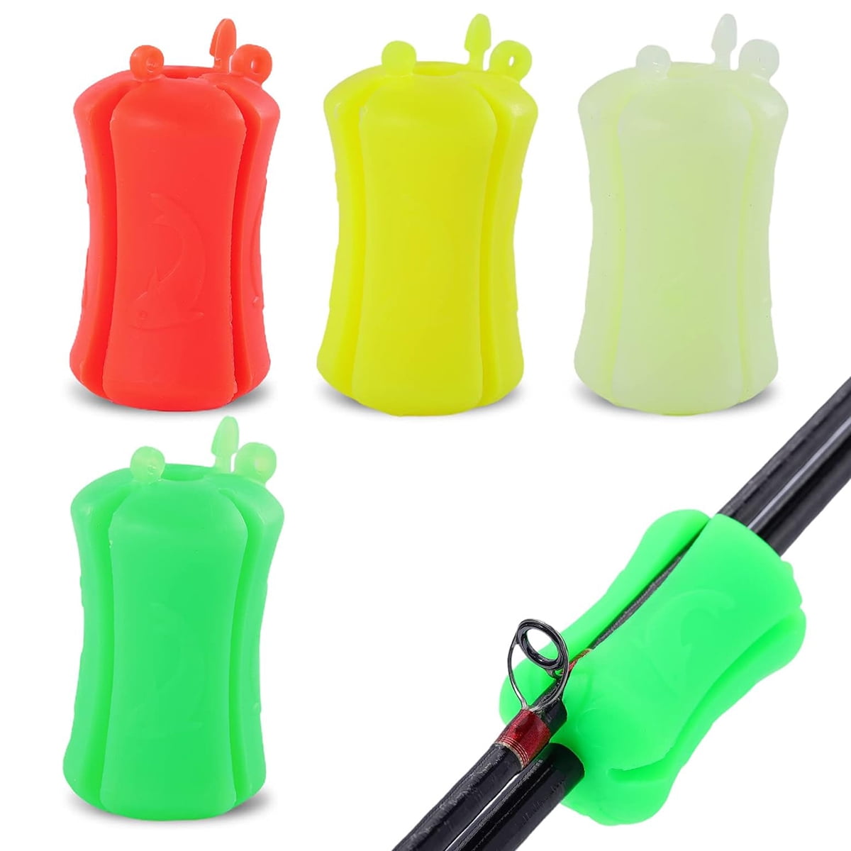 Portable Fishing Rod Fixed Ball, Silicone Fishing Rod Accessories ...