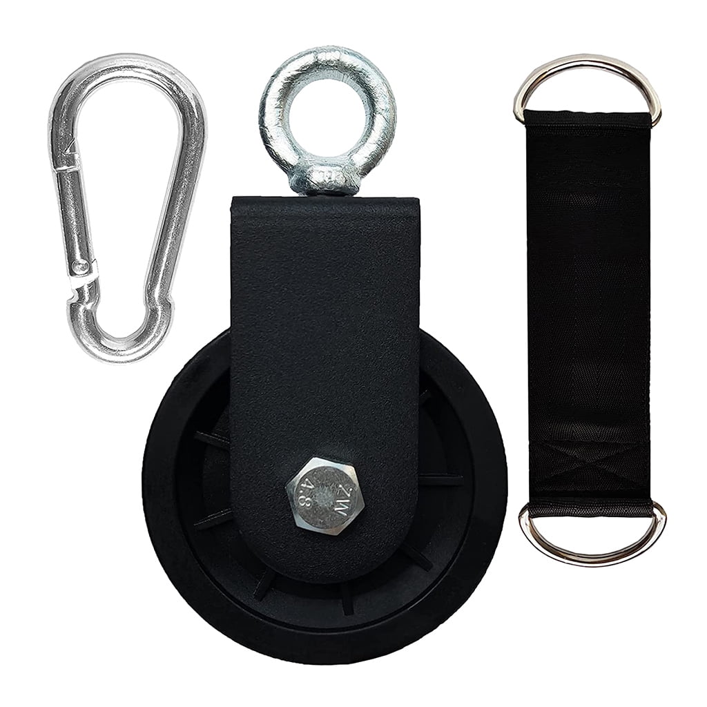 Portable Fitness Triceps Handle Bar Pulley System DIY Gym Cable ...