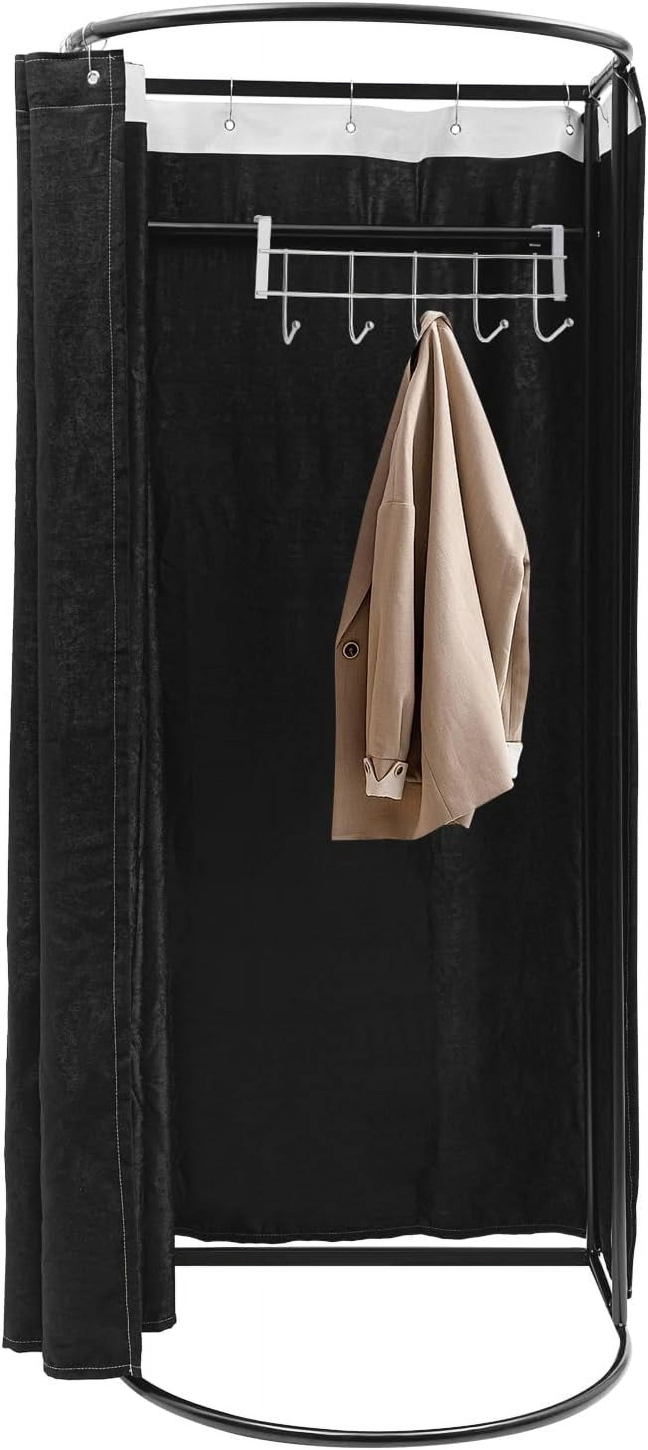 Portable Fitting Room with Shading Curtain,Modern Clothing Store ...