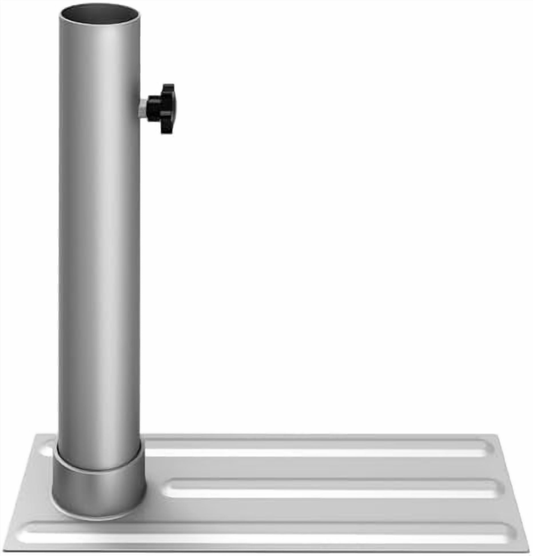 Portable Flag Pole Metal Tire Mount Fit Flag Pole with Diameter 2.57 ...