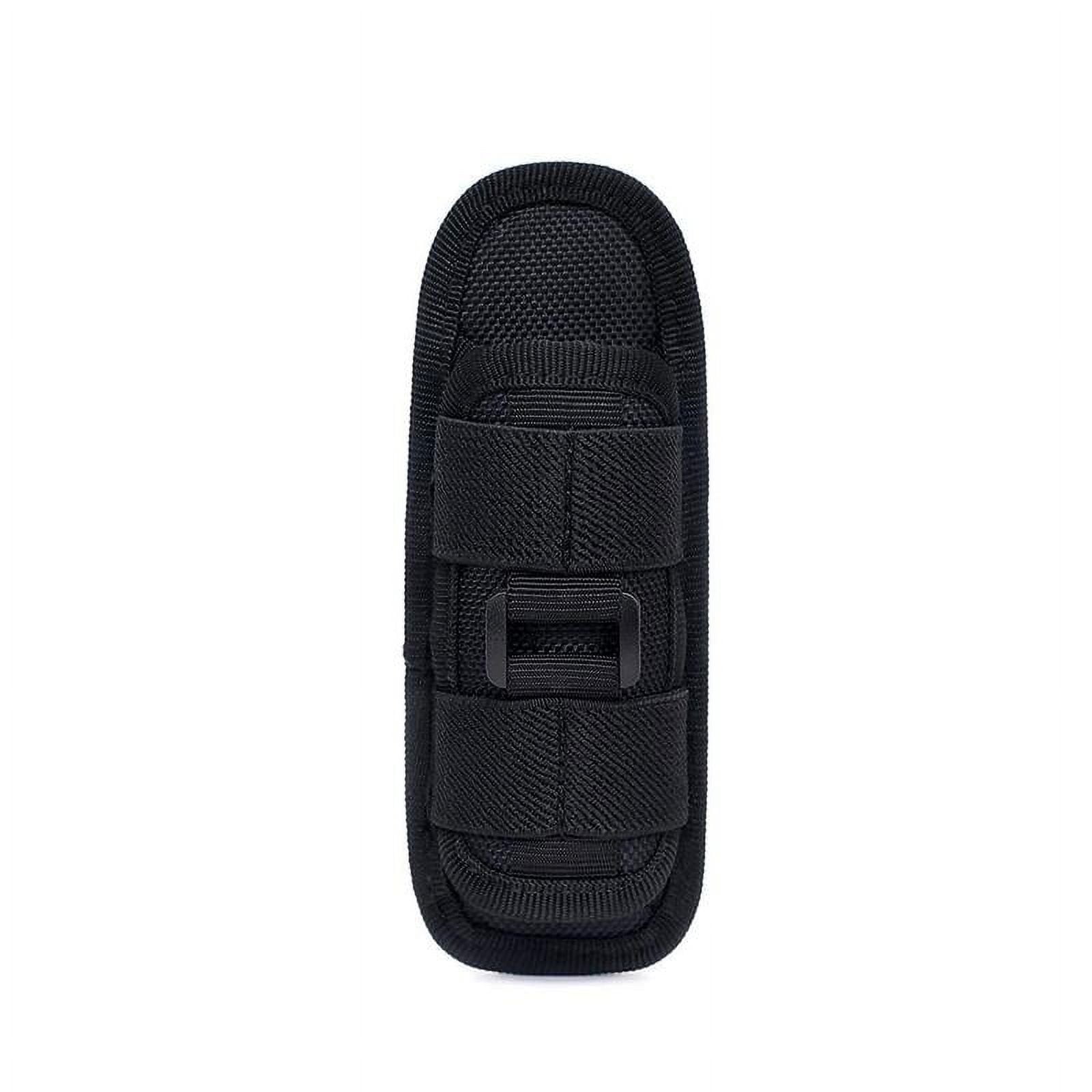 Portable Flashlight Pouch Holster Belt Carry Case Holder Degrees Rotate ...
