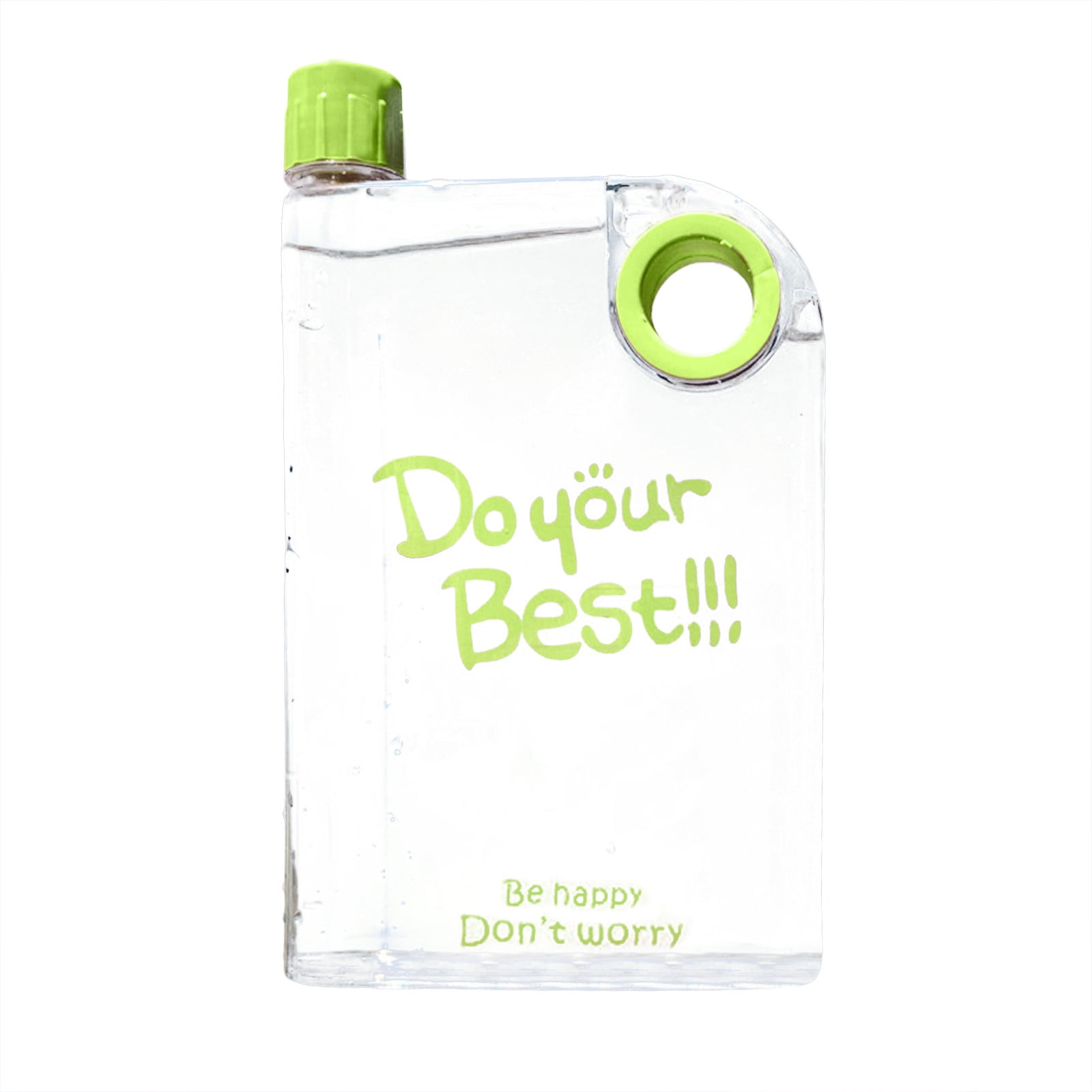 Portable Flat Square Water Bottle in for Space - Saving and Eco ...
