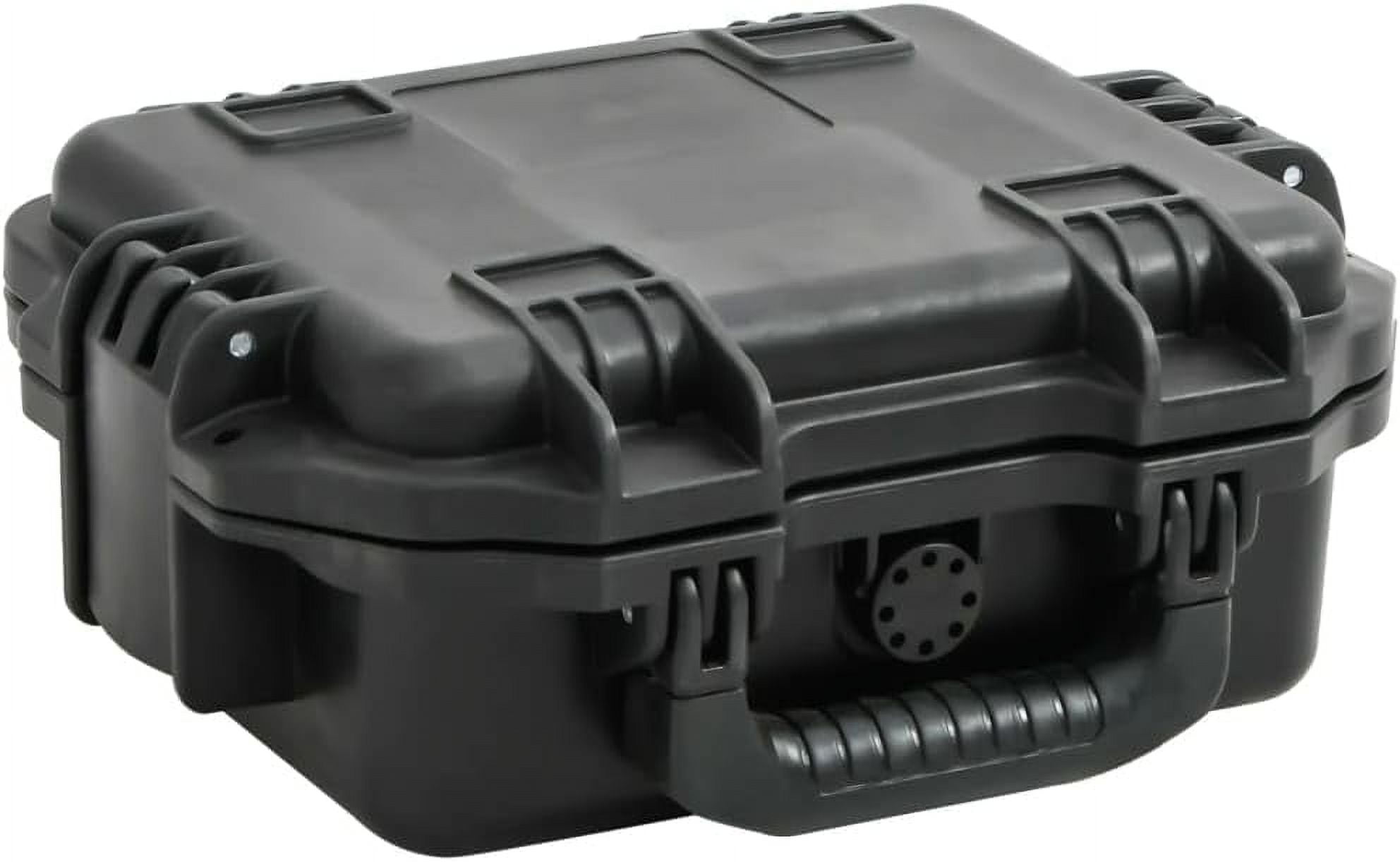 Portable Flight Case, Hard Case with Handle and Foam, Lockable Tool Box ...