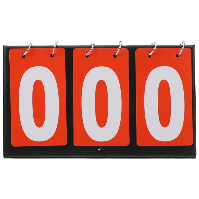 Portable Flip Scoreboard for Multi Sports 1 Set Table Top Score Tracker ...