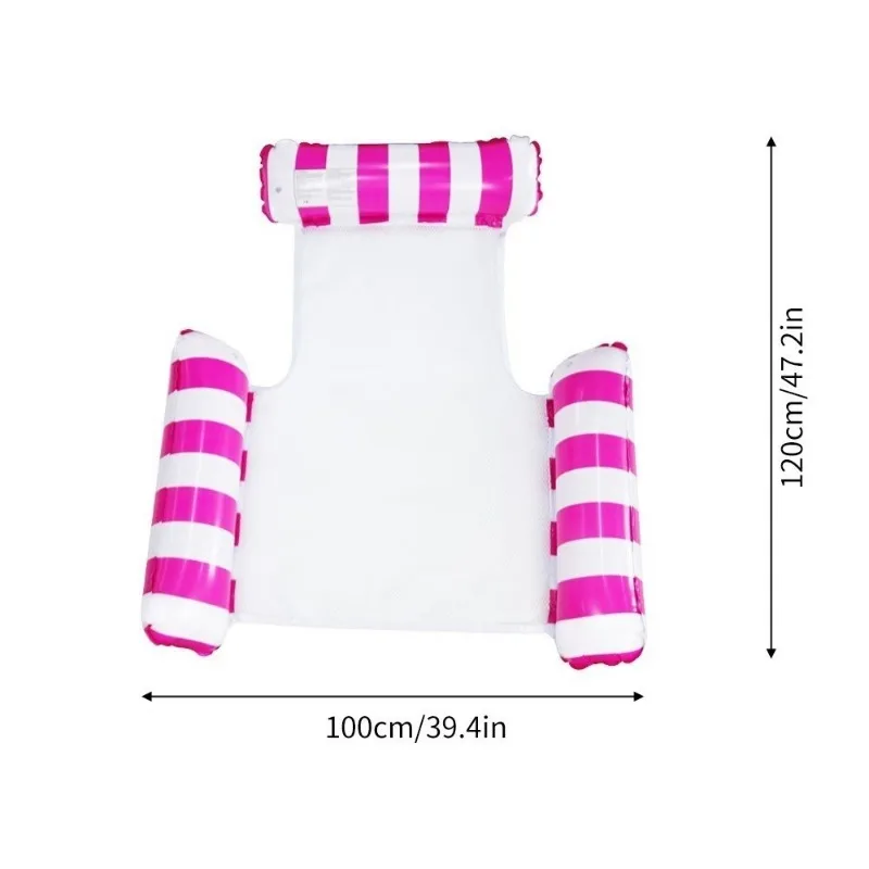 Portable Floating Mattress Quick-Inflate Lounger for Pool Beach All ...