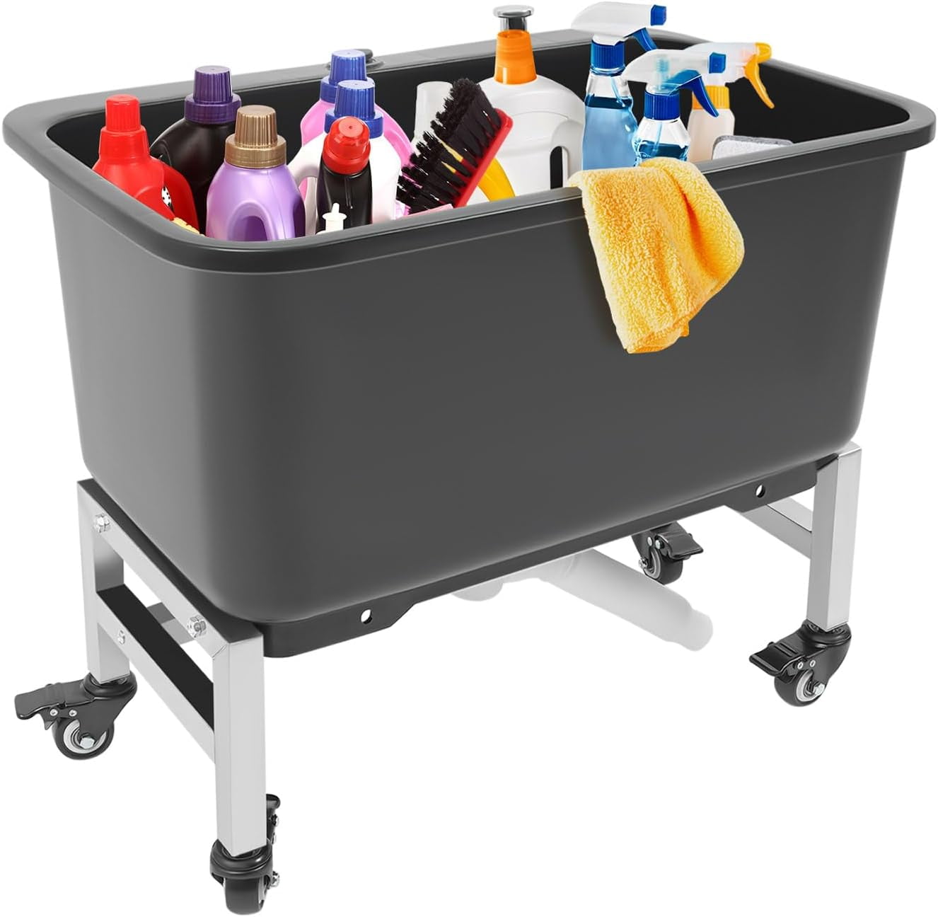 Portable Floor Mop Sink Mop Bucket, Utility Mop Sink Large Capacity Mop ...