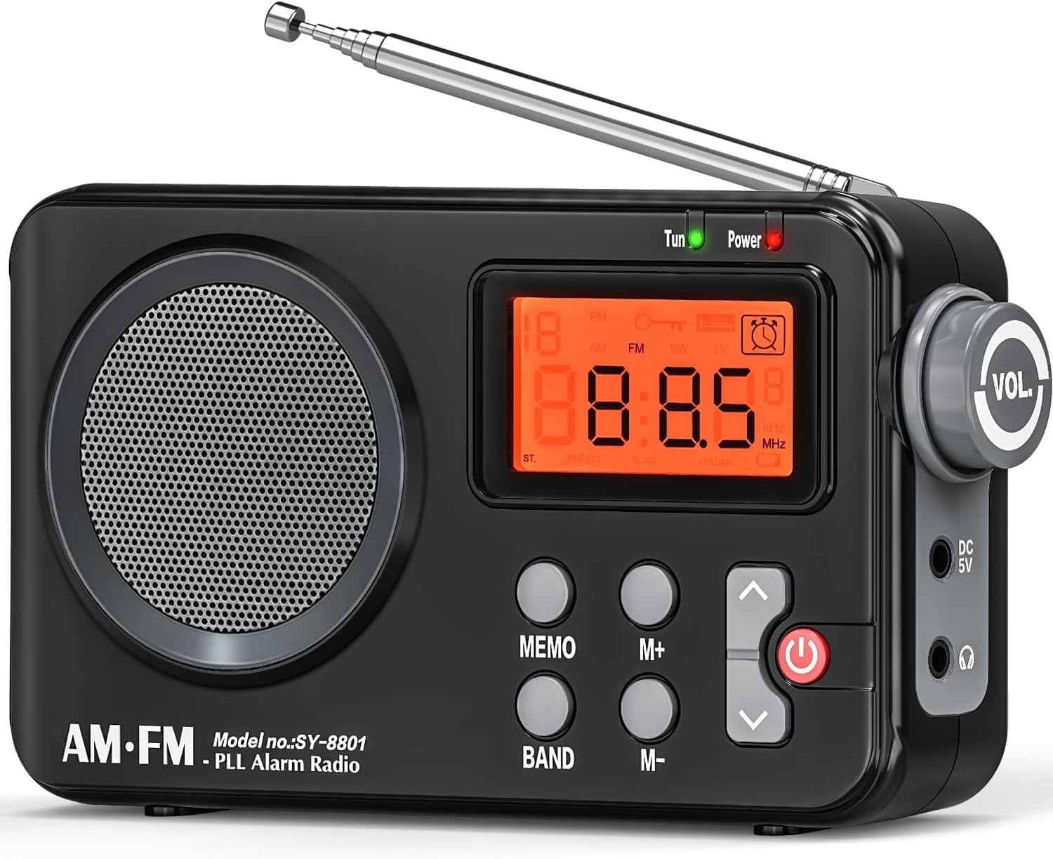Portable Am Fm Radio, Compact Personal Radio, Transistor Radio with ...