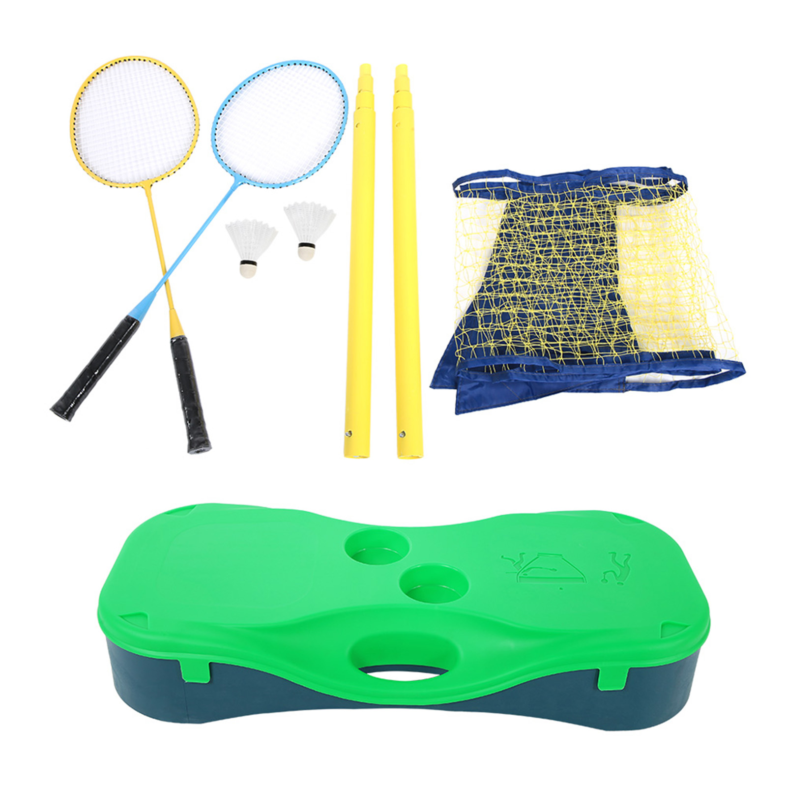Portable Foldable Badminton Grid Moveable Shelving Branch Storage ...