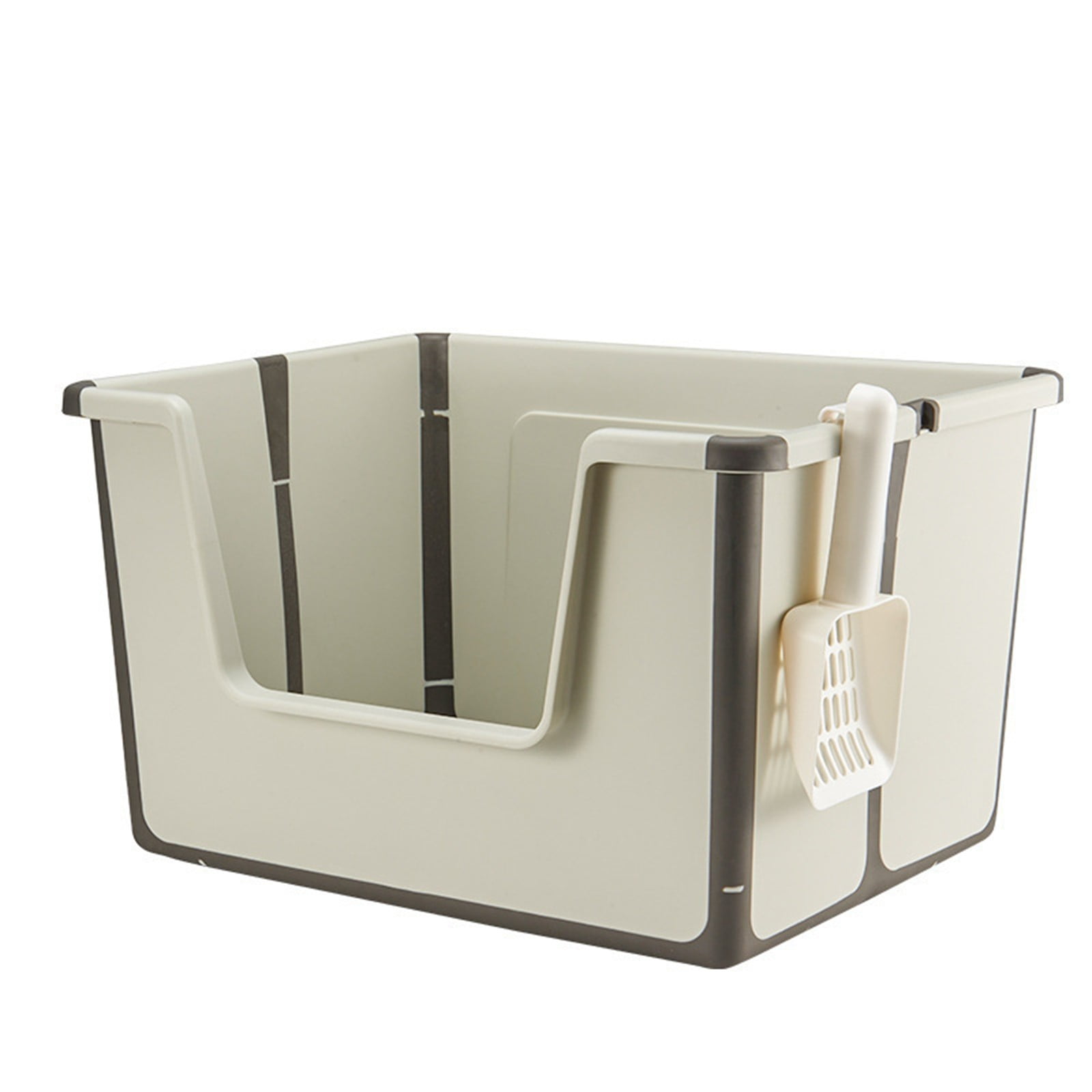Portable Foldable Cat Litter for Indoor Collapsible Travel Toilet Tray ...