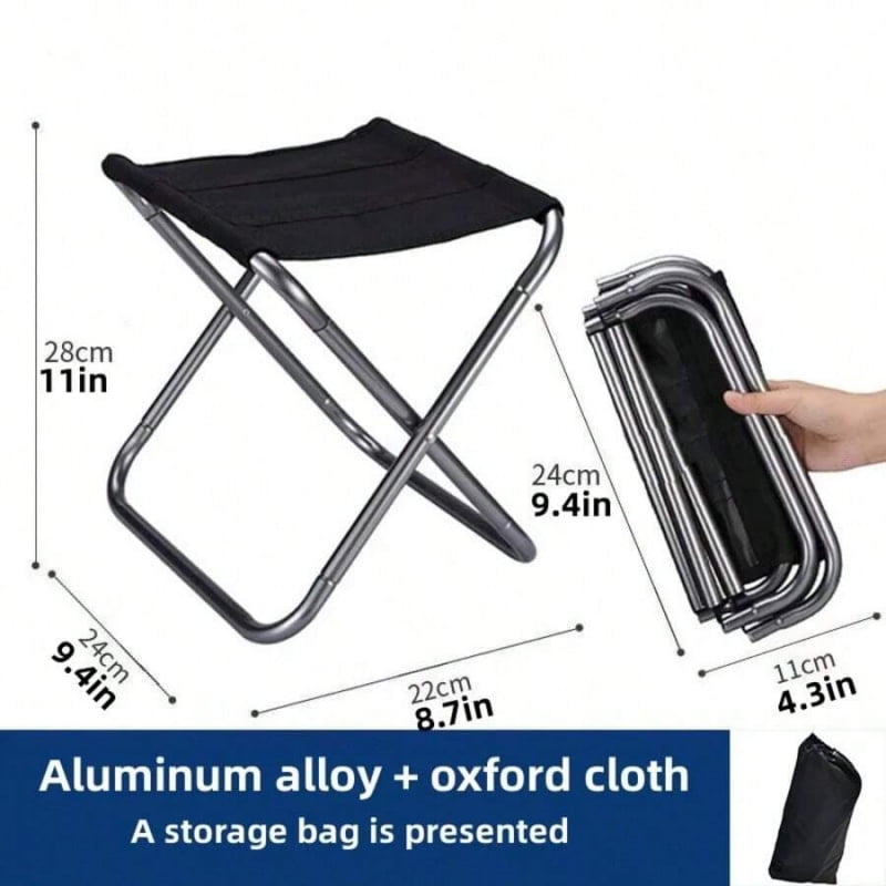 Portable Foldable Chair Stool – Ultra-Lightweight & Compact for Outdoor ...