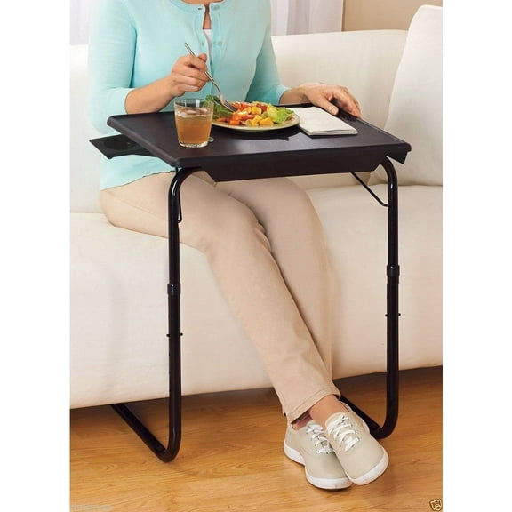 Olsen Brown Wheeled Laptop Tray Table with Tilt Control - Walmart.com