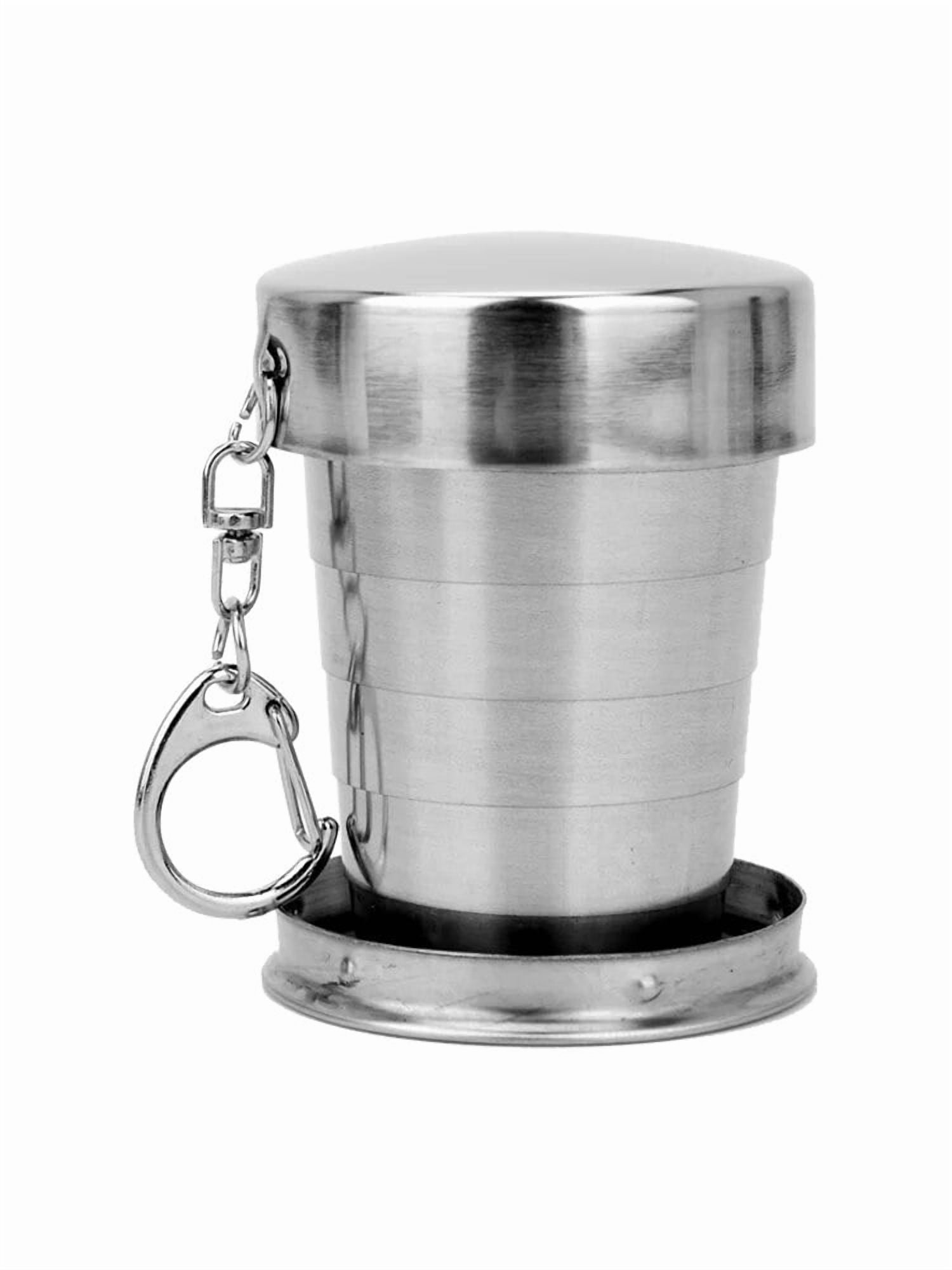 Portable Stainless Steel Foldable Cup 75ml/150ml/250ml Outdoor Travel ...
