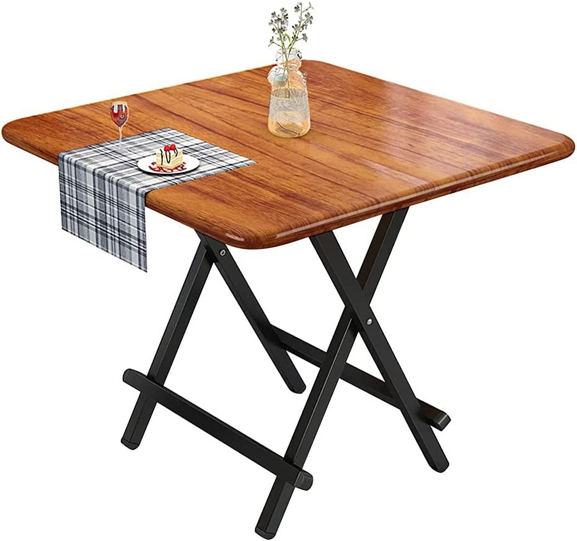 Portable Foldable Dining Table Kitchen Table Space Saving Drop Leaf ...