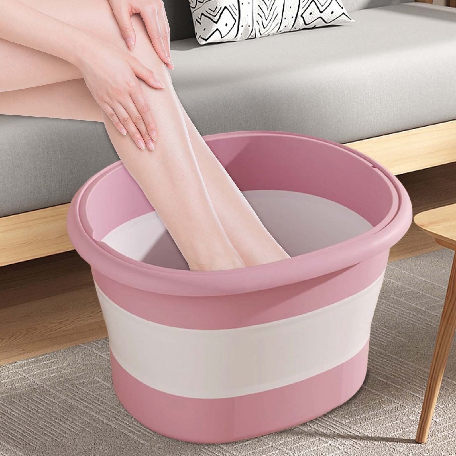 Portable Foldable Foot Soaking Bucket, Insulated Warm Water Basin, Home ...