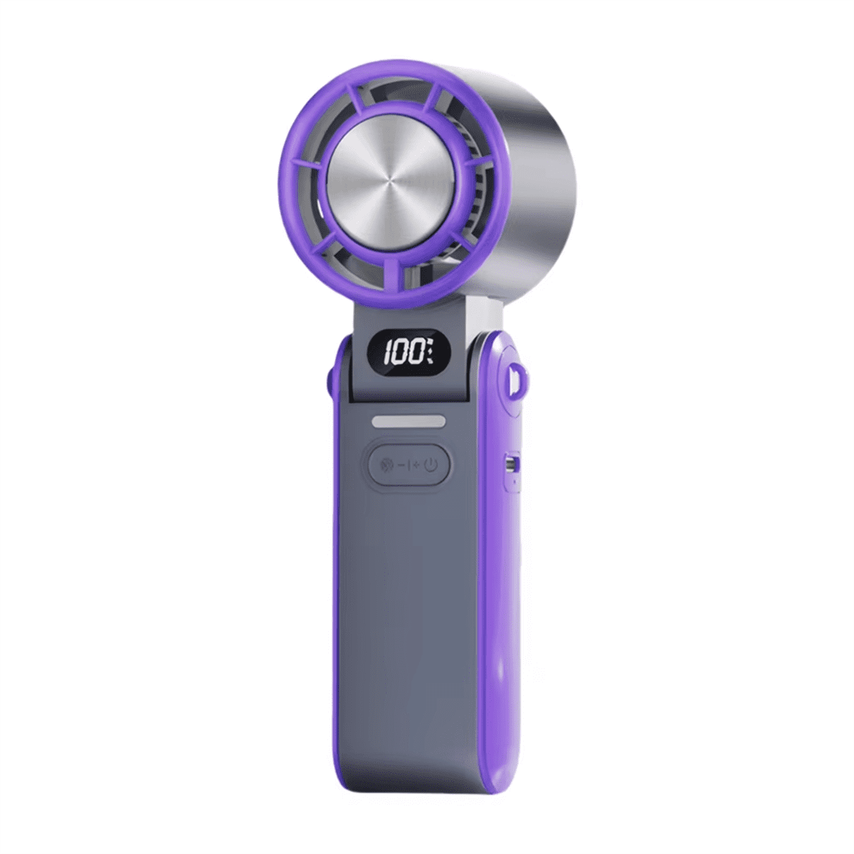 Portable Foldable Handheld Fan, 3600mAh Battery, 100-Level Speed ...