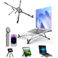 Portable Foldable Laptop Stand for Desk,Foldable Ergonomic,8-Level ...