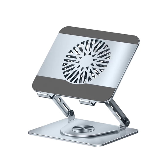 Portable Foldable Laptop Stand With Cooling Fan Adjustable Heights And ...