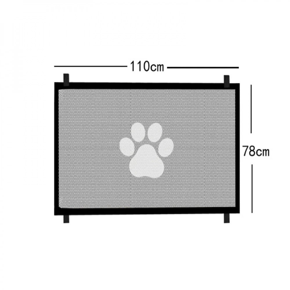 Portable Foldable Non-perforated Pet Partition Fence Dog Isolation ...