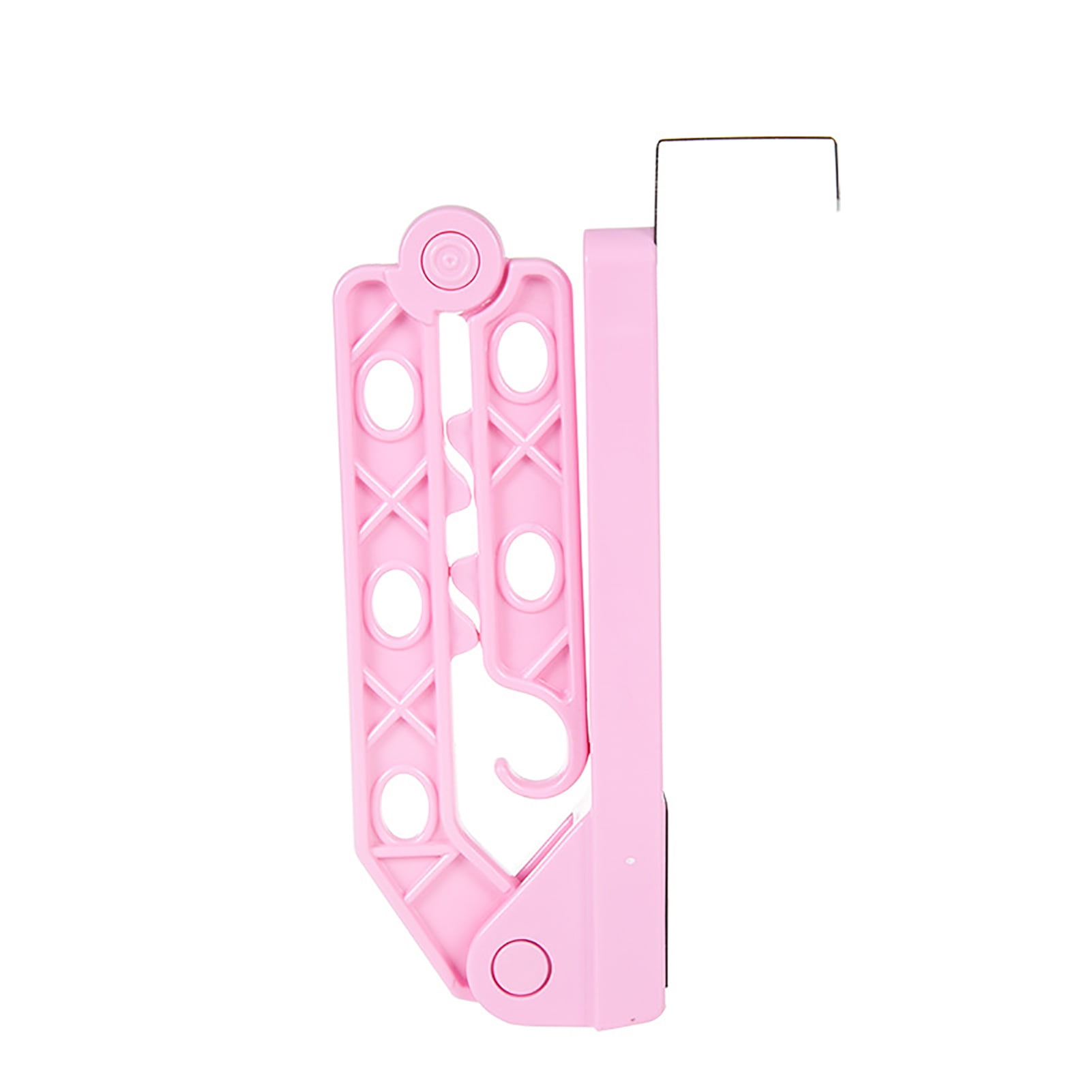 Portable Foldable Over-The-Door Clothes Socks Holder Hook Hanger ...