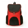 Portable Foldable Pet Mesh Carrier Dog Backpack Breathable Bag Dog Cat ...