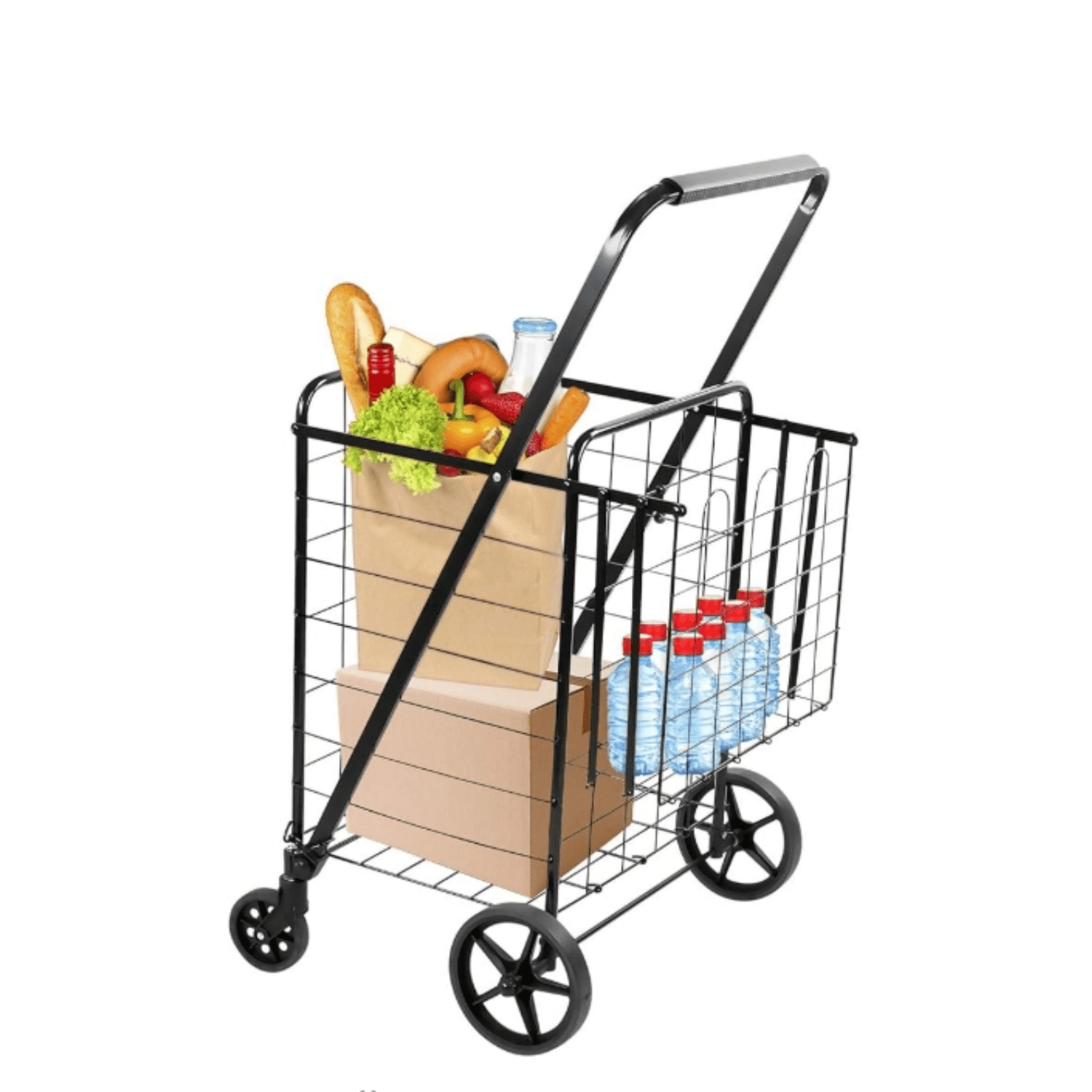 Portable Foldable Shopping Cart, Lightweight and Durable, Easy ...