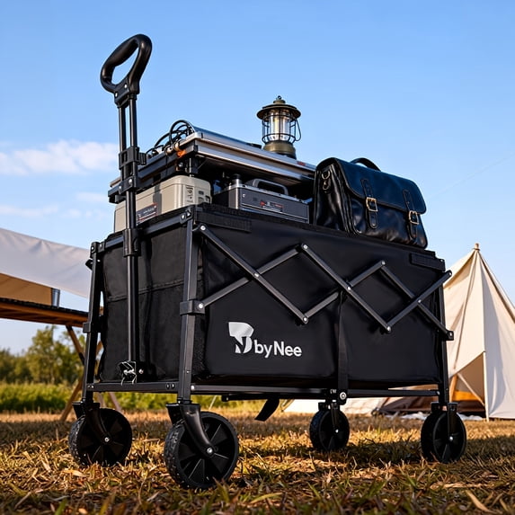 Portable Foldable Trolley, Large Load Capacity, All-Terrain Universal ...