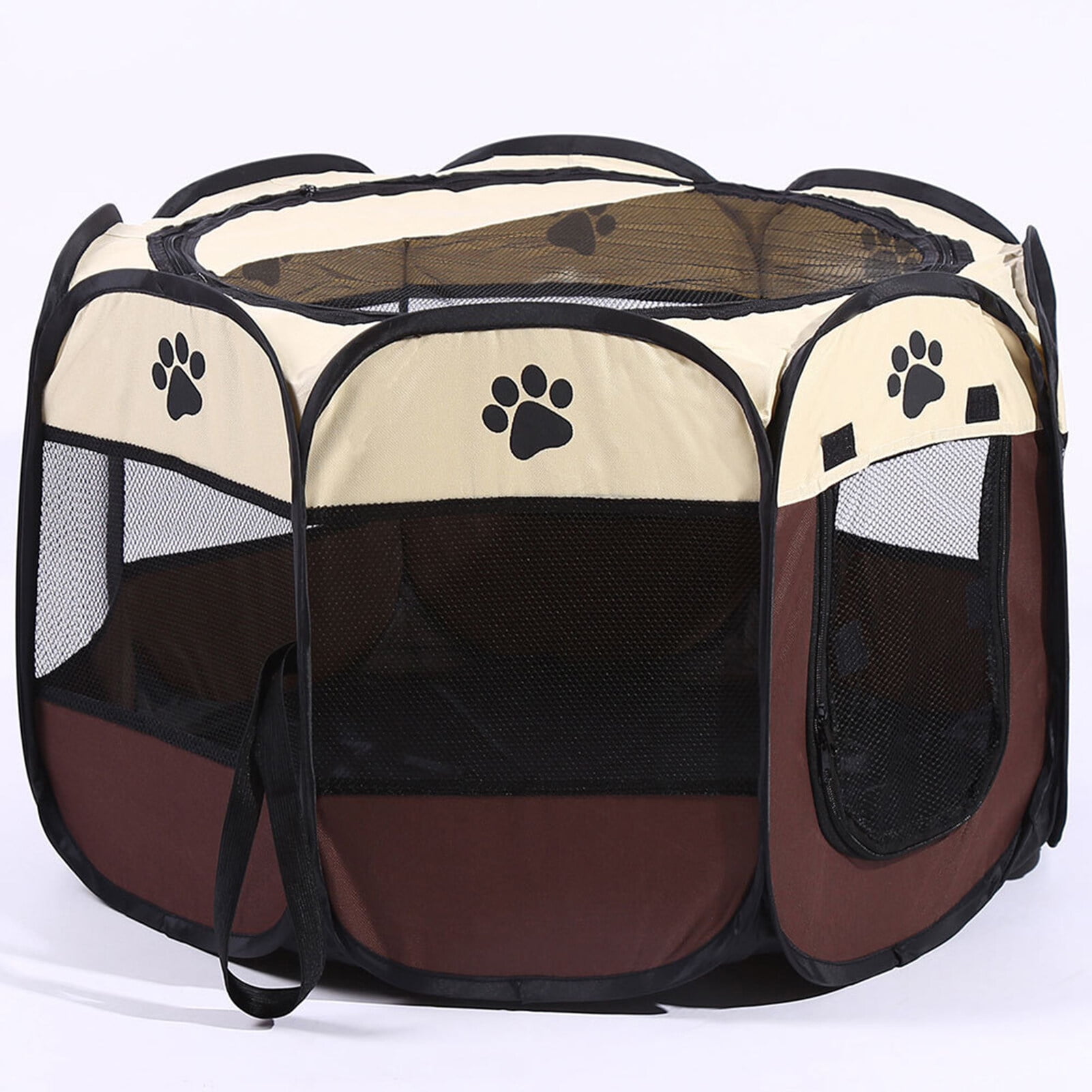 Portable Foldable Waterproof Pet playpen Open-Air Oxford Air Mesh ...