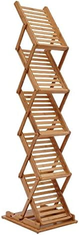 Portable Foldable Wood Literature Rack Display Holder Stand, Pop-up Magazine Brochure Catelog ...