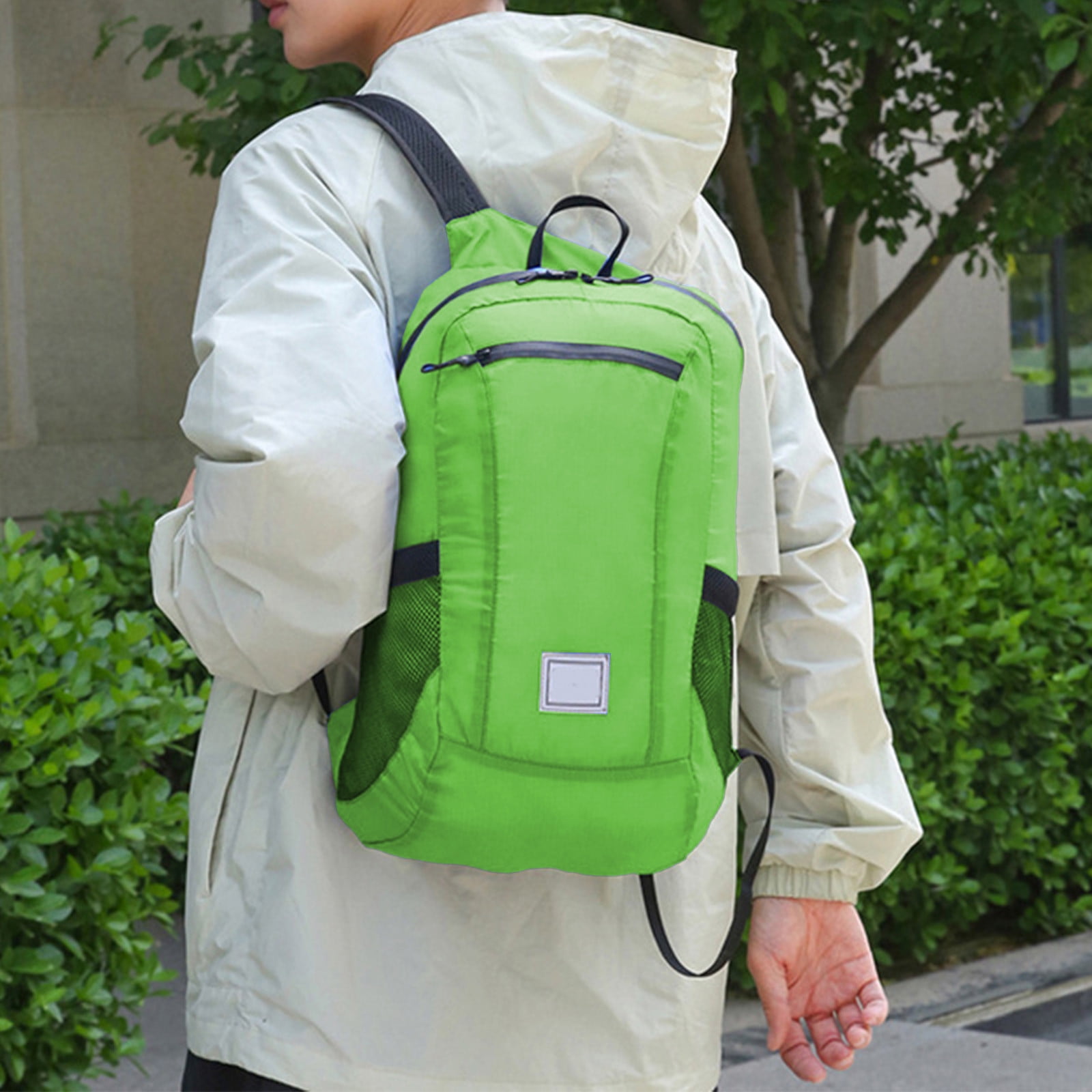 Portable Folding Backpack, Outdoor Travel Bag, Lightweight, Waterproof ...