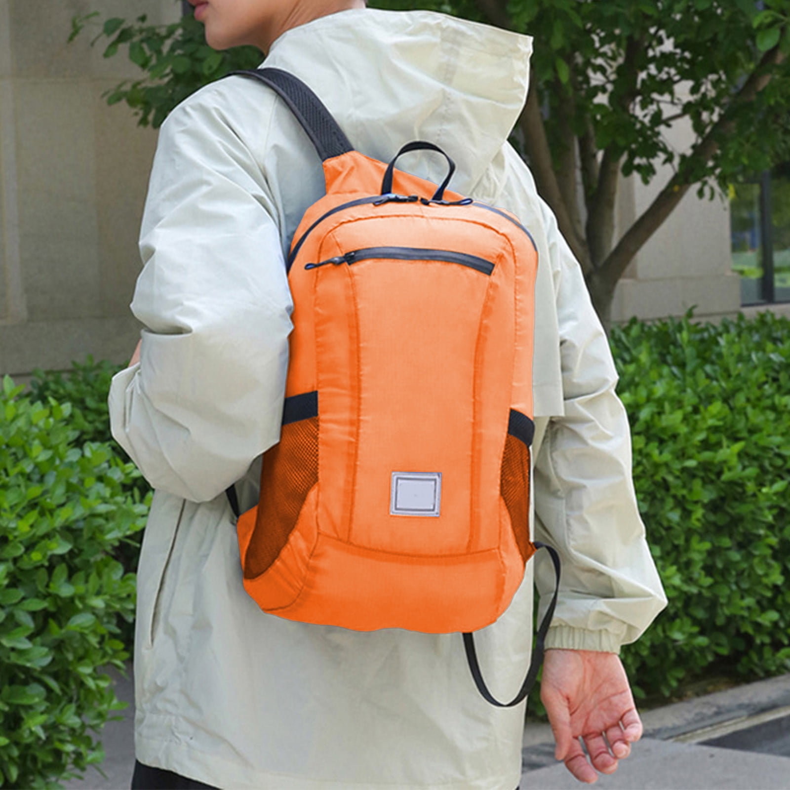 Portable Folding Backpack, Travel Daypack, Lightweight Water-Resistant ...