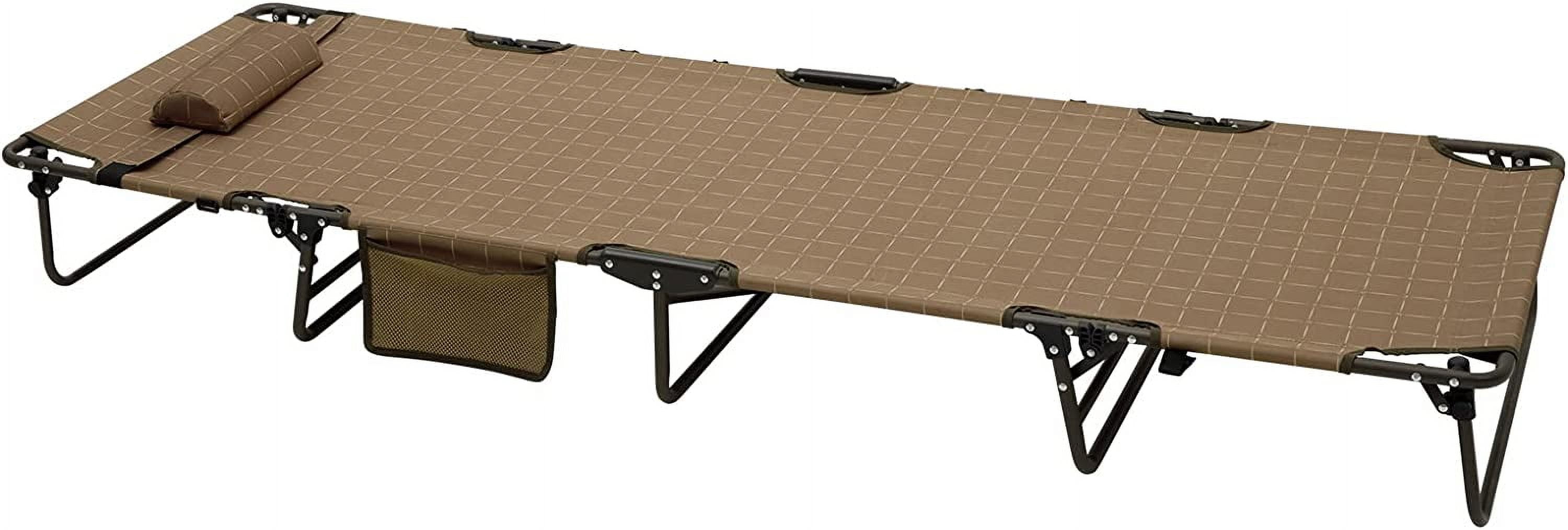 Portable Folding Camping Cot Lightweight, Outdoor Sleeping Cots with ...