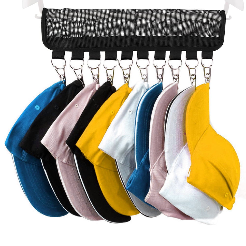 Portable Folding Cap Clothes Rack Hanger Storage Caps Clip Hooks ...