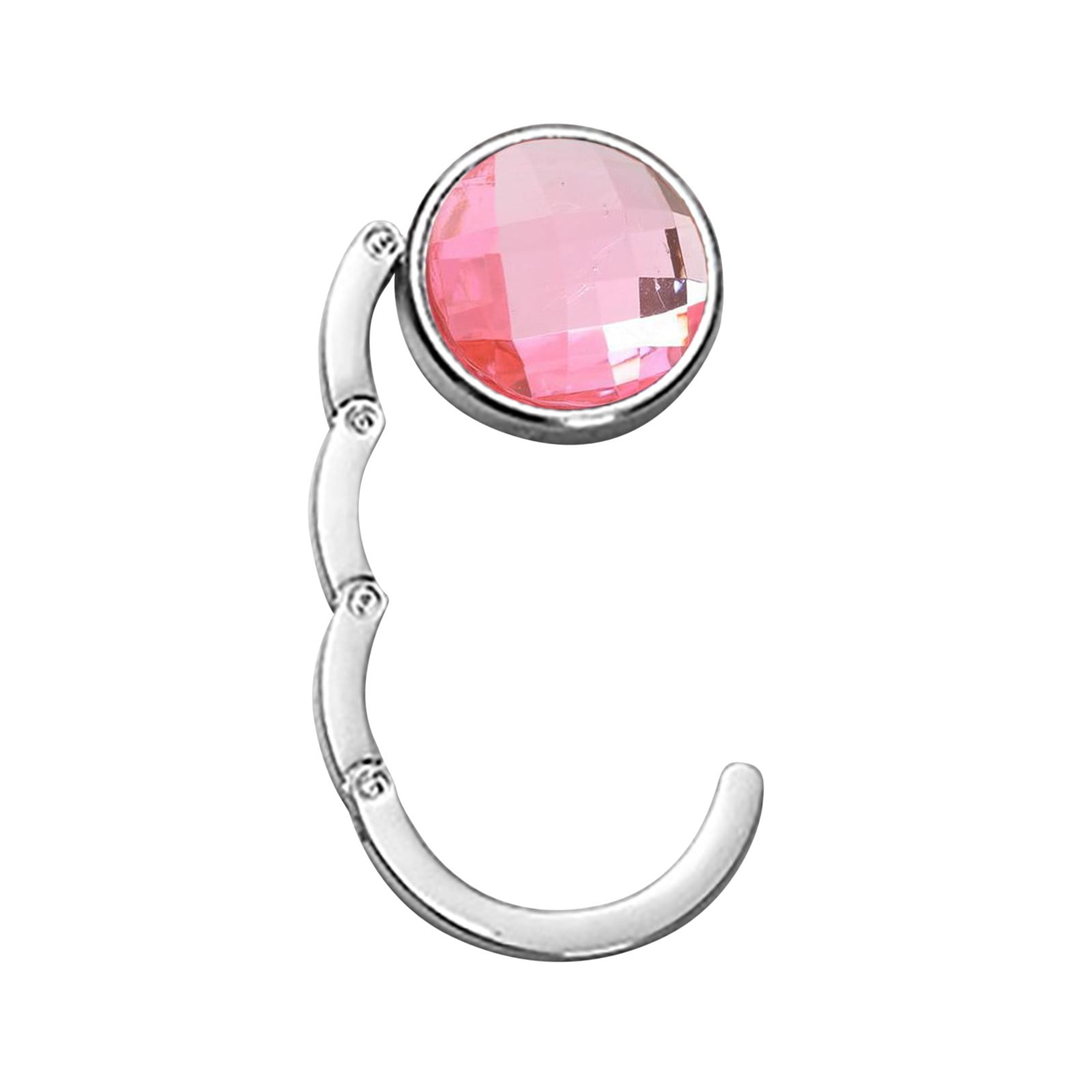 Portable Folding Crystal Bag Hanger Bag Hook Without Diamond Metal Bag ...