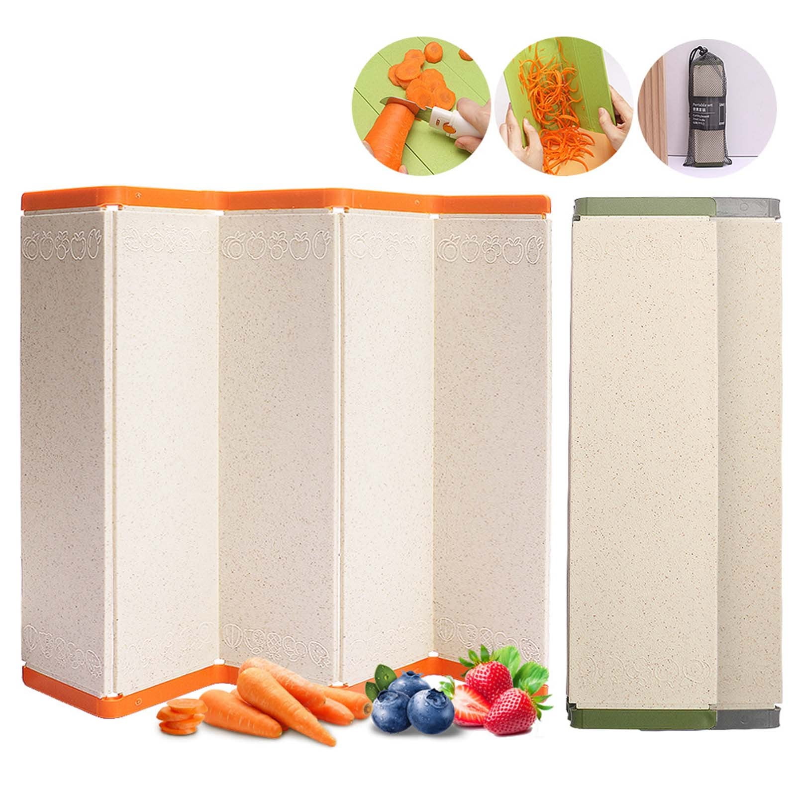 Portable Folding Cutting Board, Wheats Straw Cutting Board, Lightweight ...