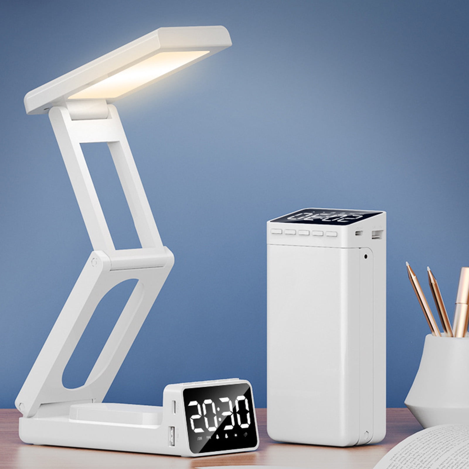 Portable Folding Desk Lamp for Students | Eye-Caring LED Table Light ...