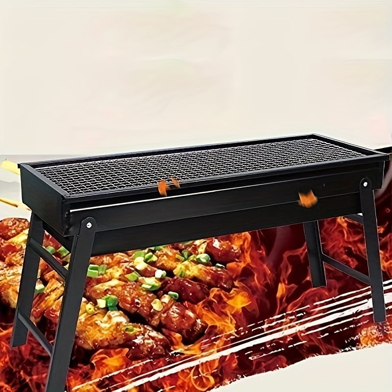 [Portable Folding] Large Portable Folding BBQ Grill | Durable, Easy-to ...