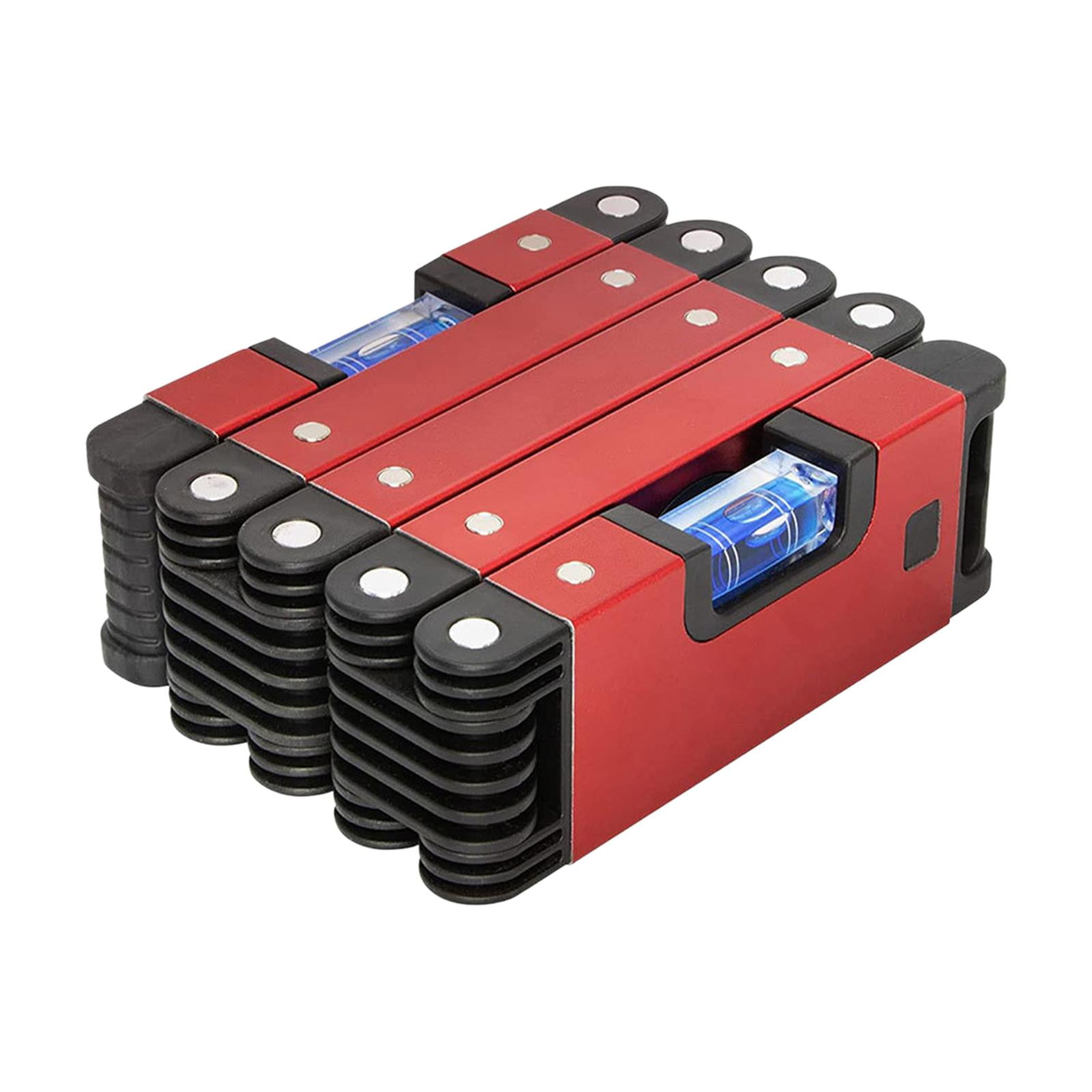 Portable Folding Level Protractor 45/90/180 Degrees Bubble Angle Gauge ...