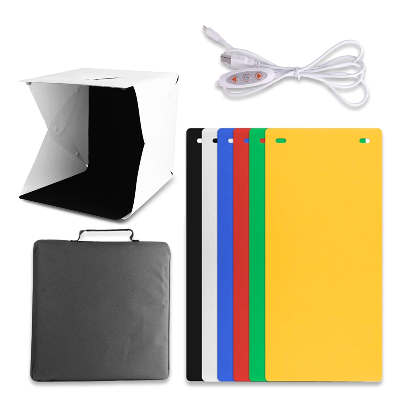 Portable Folding Light Box Photography Studio Softbox Mini LED Light ...