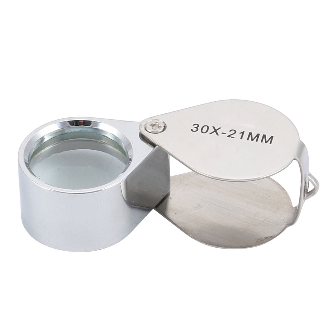 Portable Folding Magnifier 30x Illuminated Magnifier Magnifying Glass Loupe Lens
