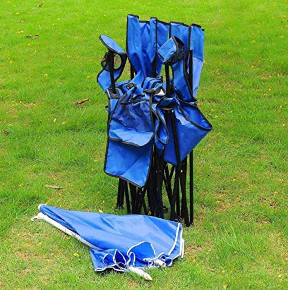 Portable Folding Picnic Double Recline Chair Umbrella Table Cooler ...