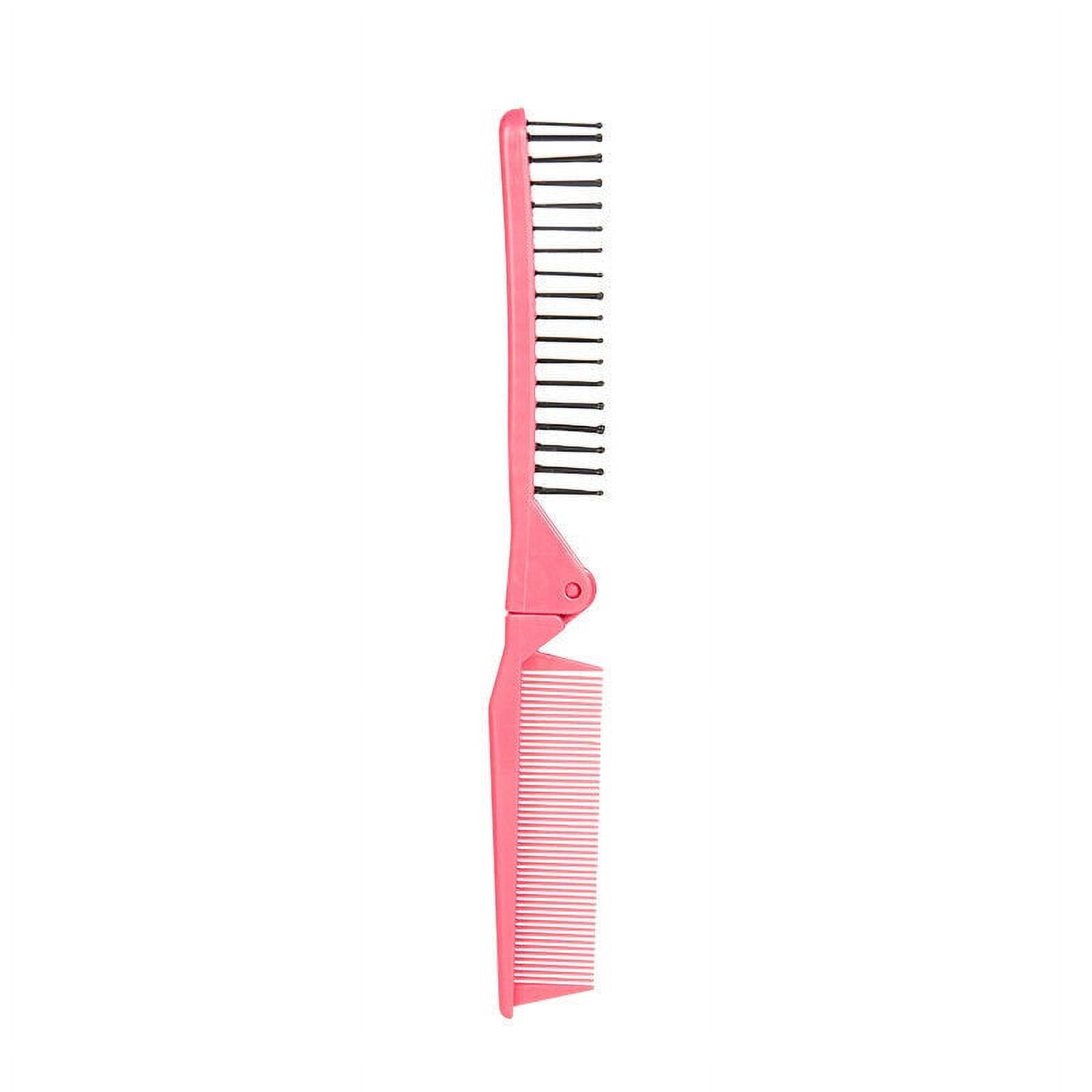 Portable Folding Pocket Hair Brush Anti Static Mini Hair Comb Travel ...