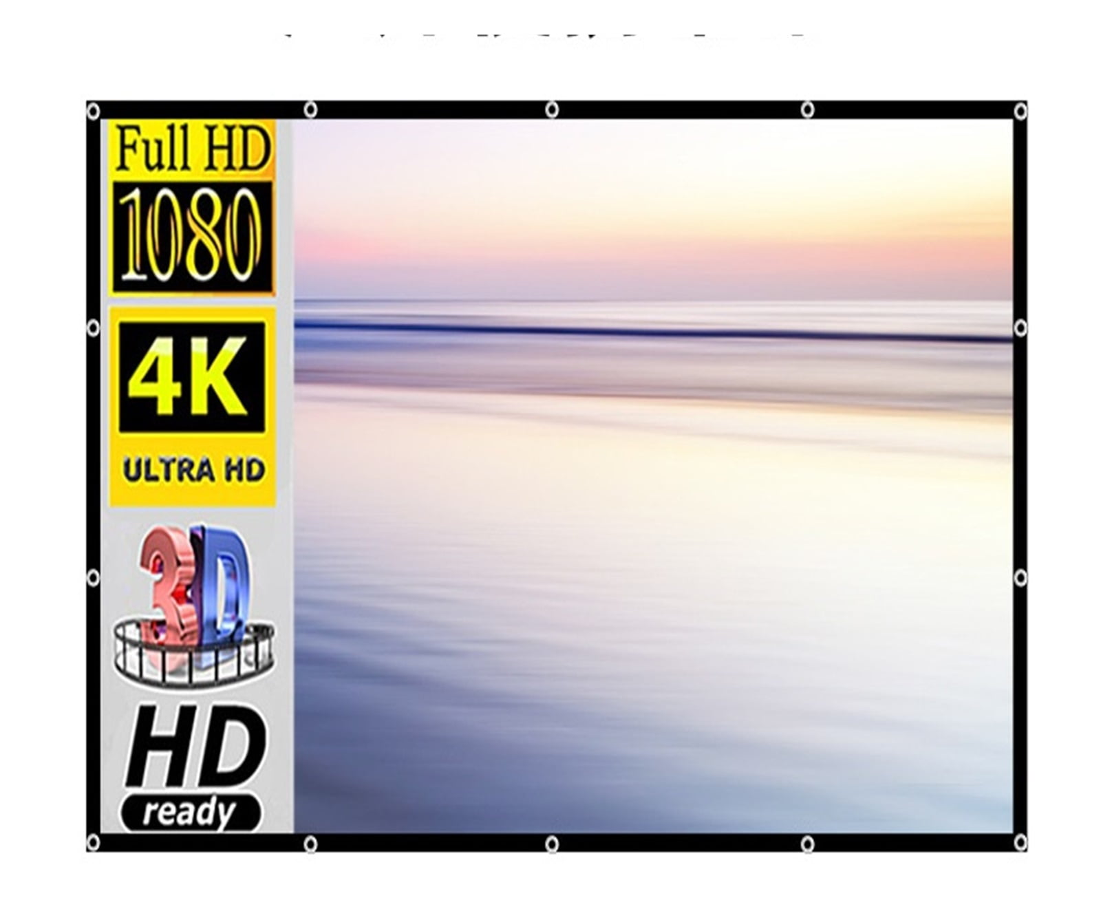 Portable Folding Projection Screen Folding Tent Projection Screen 120 ...