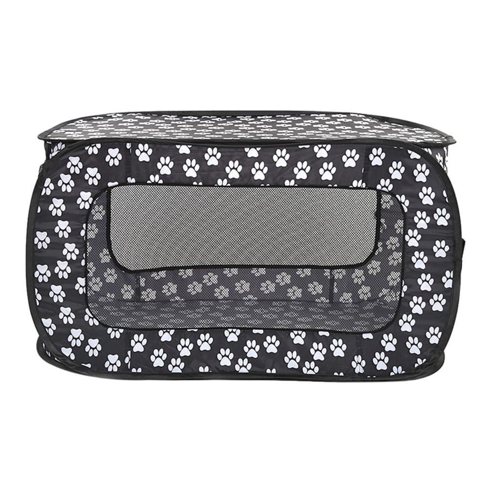 Portable Folding Rectangular Pet Tent Dog Cage Playpen Fence Puppy ...