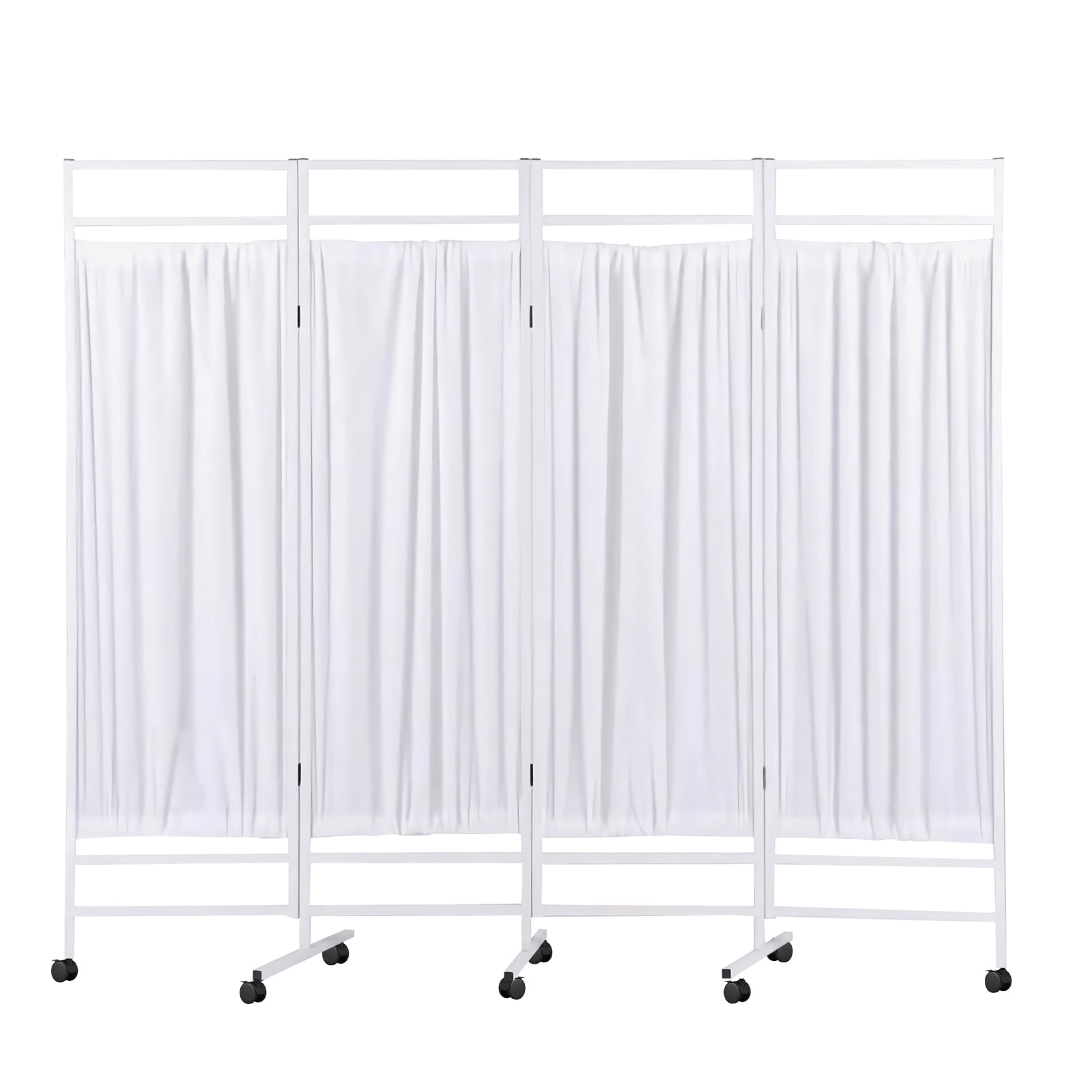 Portable Folding Room Divider – Freestanding Fabric Panels, 6 ft Tall ...