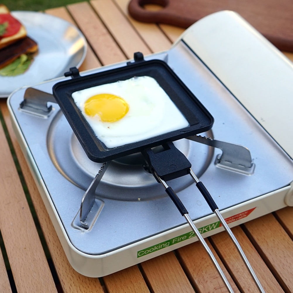 Portable Folding Sandwich Pan Camping Grill Kitchen Breakfast ...