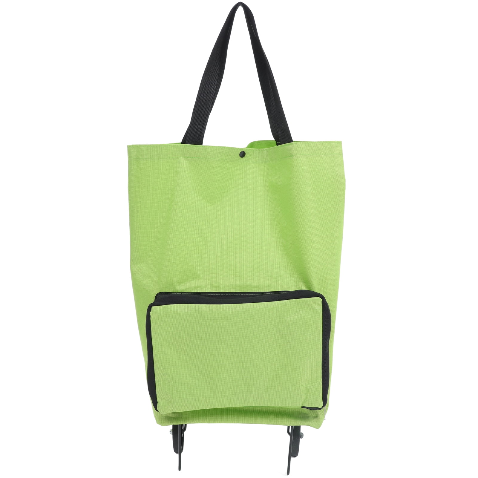 Portable Folding Shopping Cart with Wheels Trolley Bag Grocery Cart Bag ...