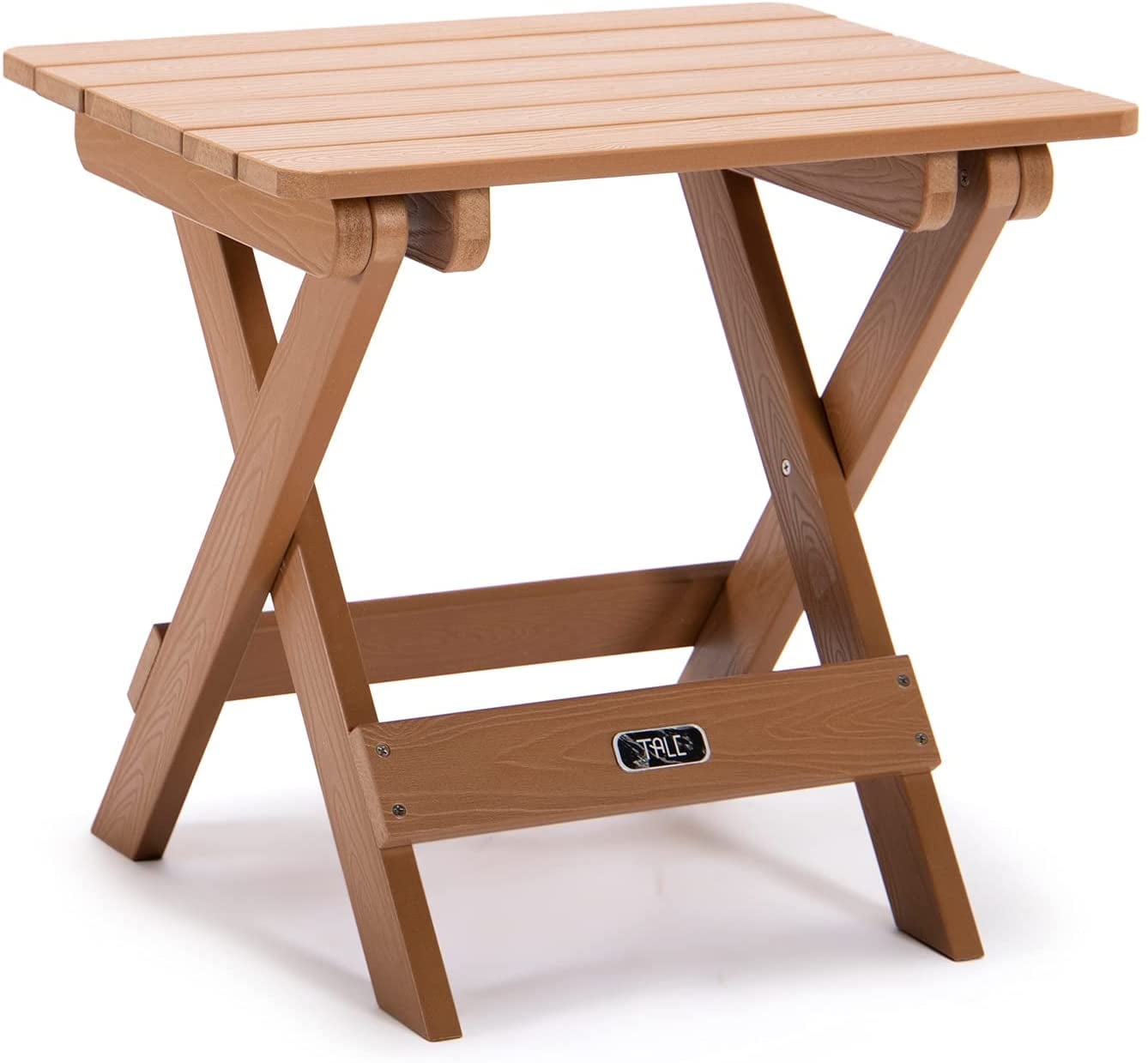 Portable Folding Side Table Square All-Weather and Fade-Resistant ...