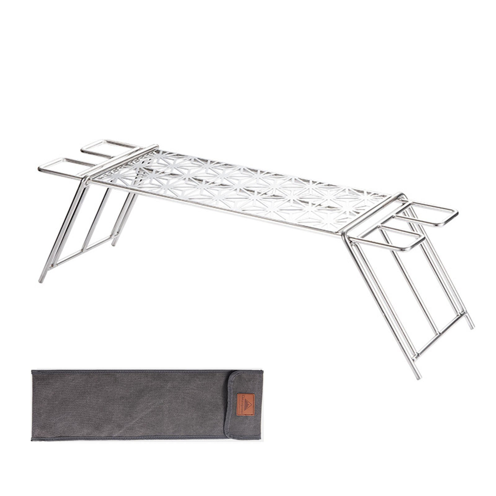 Portable Folding Stove Top Grill Rack Heating Support - Walmart.com