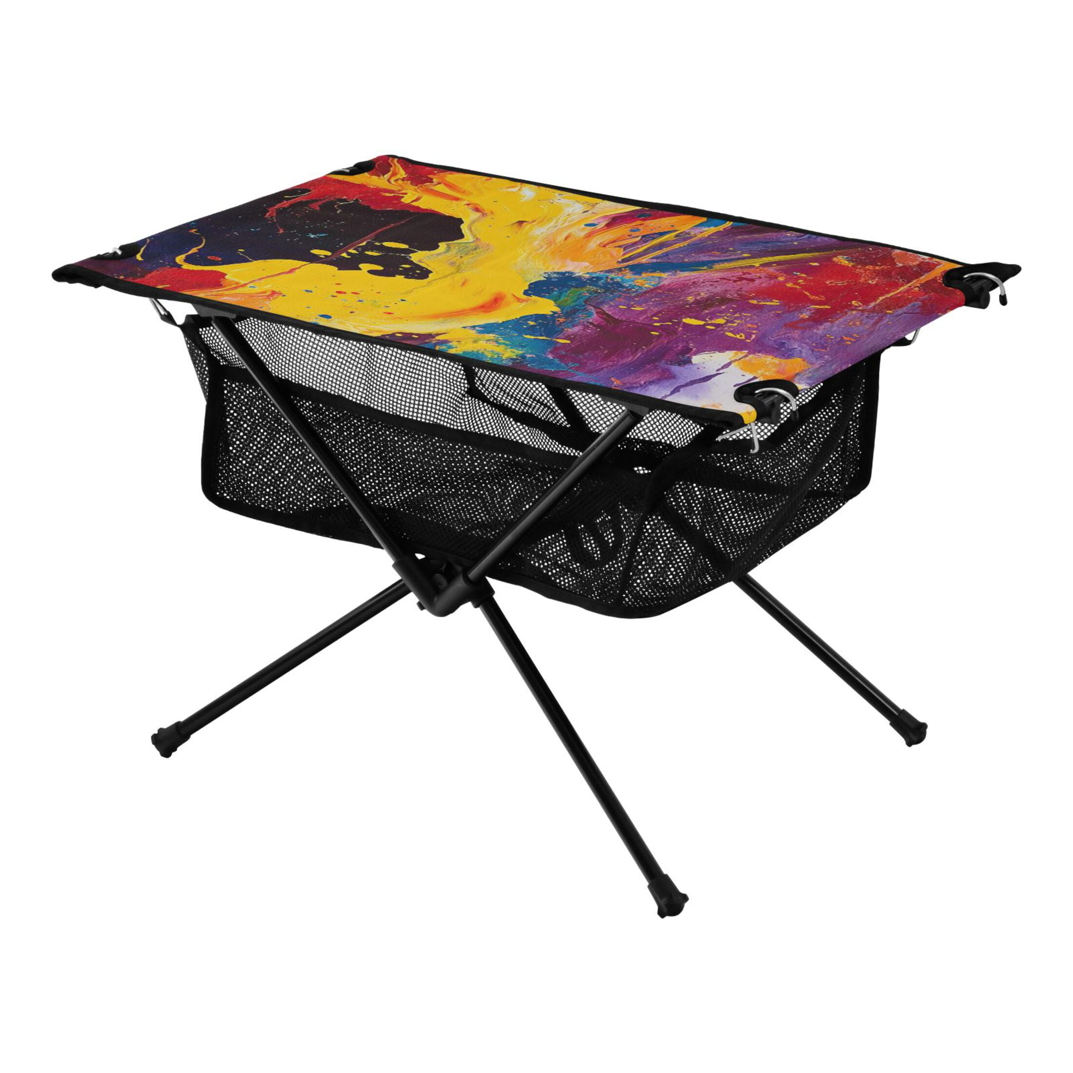 Portable Folding Table 23.6" Lightweight Oxford Fabric Camping Desk for ...