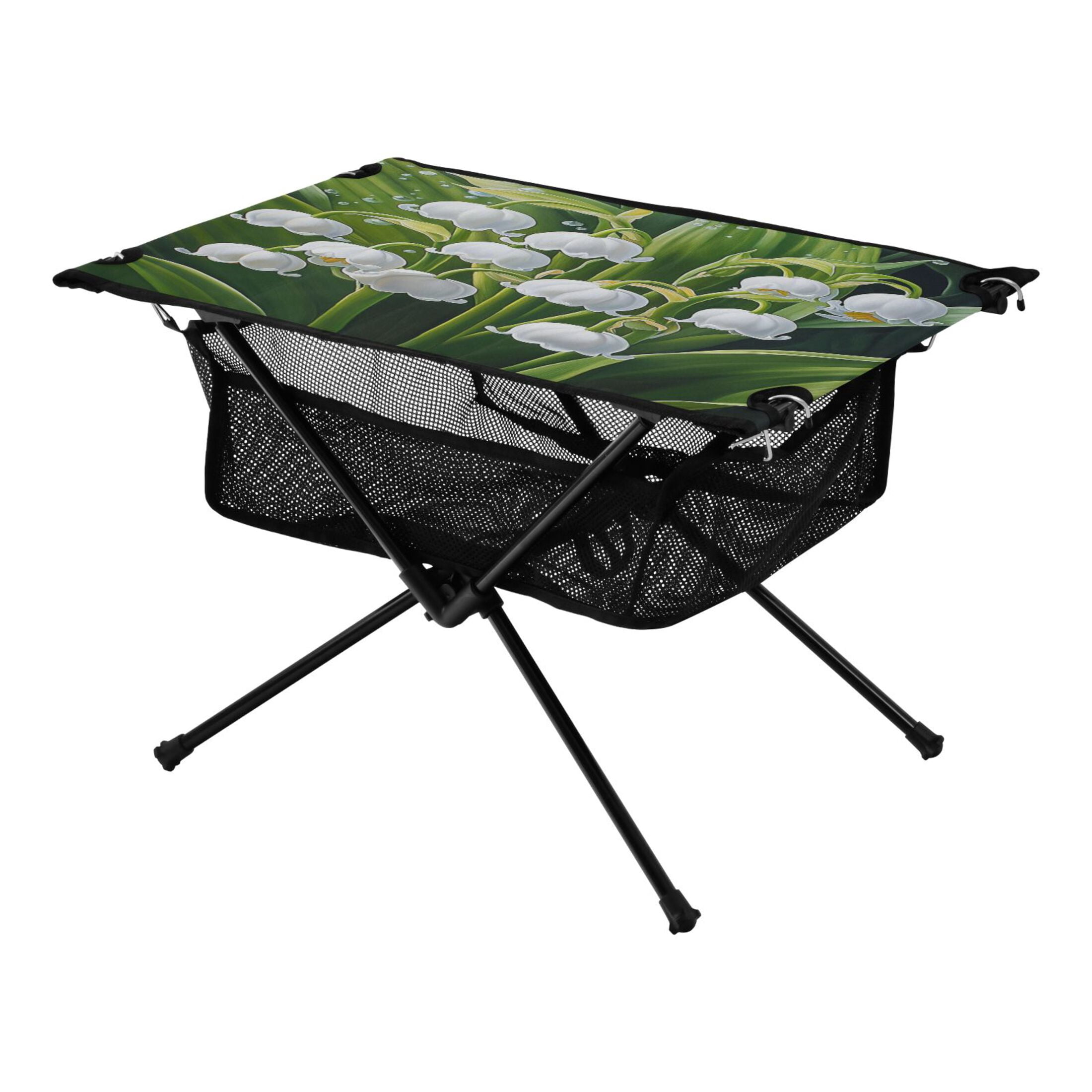 Portable Folding Table 23.6" Lightweight Oxford Fabric Camping Desk for ...